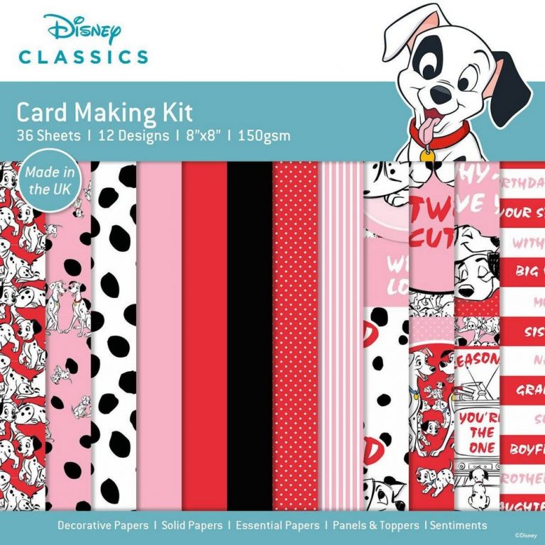 Disney Card Making Kit (101 Dalmatians) - THE CRAFT SHOP